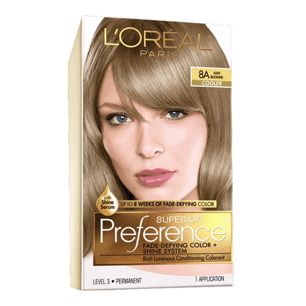 L’Oreal Superior Preference Hair Color – 8A Ash Blonde – Queen